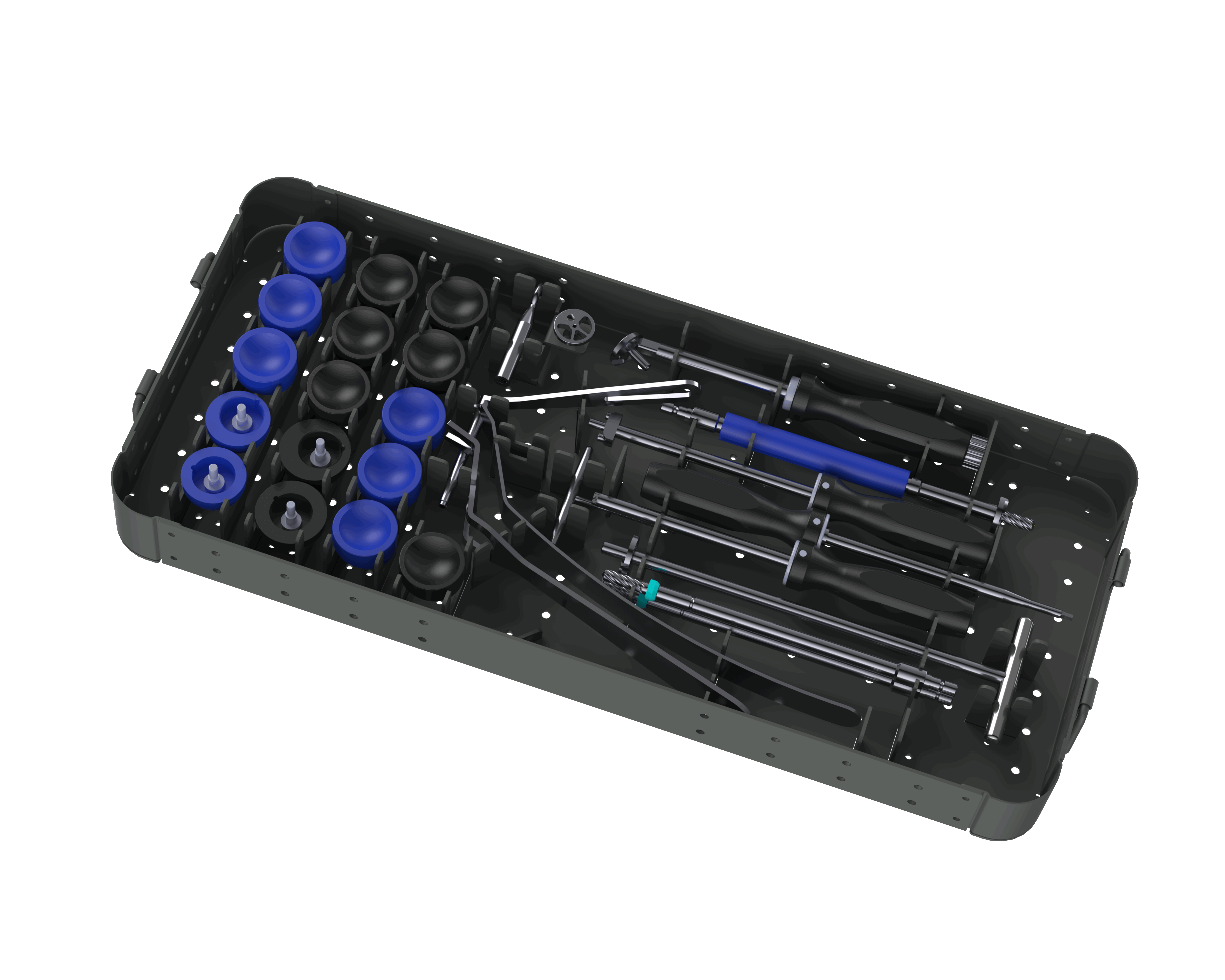 Instrument Set - Next Shoulder Solutions, anatomic, reverse, long stem ...